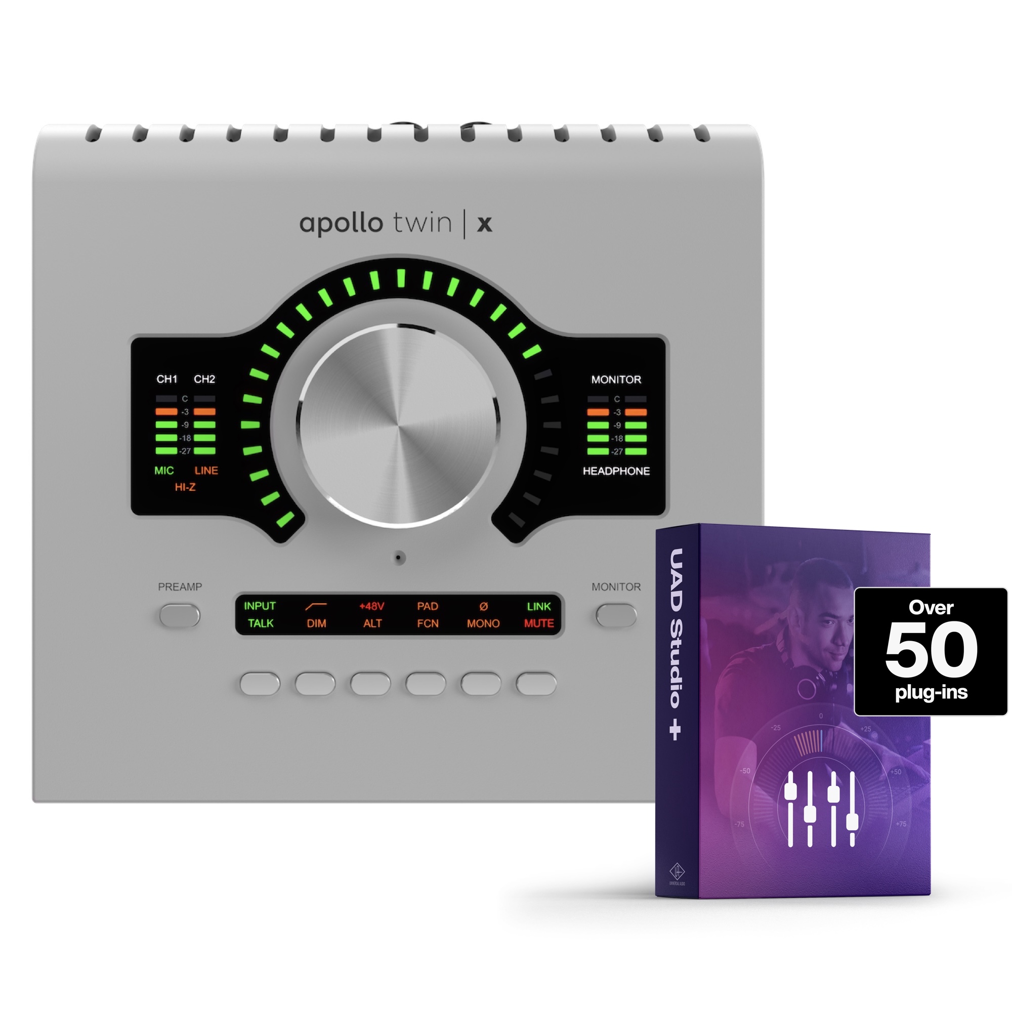 Universal Audio Apollo Twin X QUAD Gen 2 Studio+ Edition - GEARLOUNGE