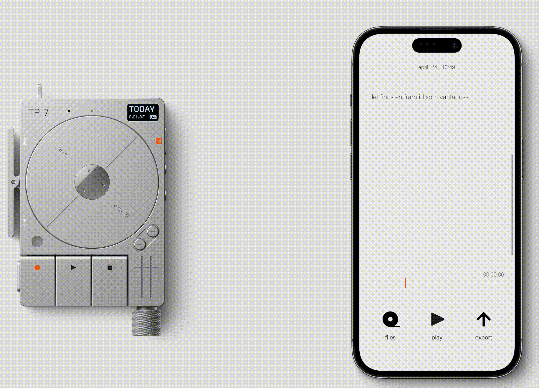 teenage engineering TP-7 - GEARLOUNGE