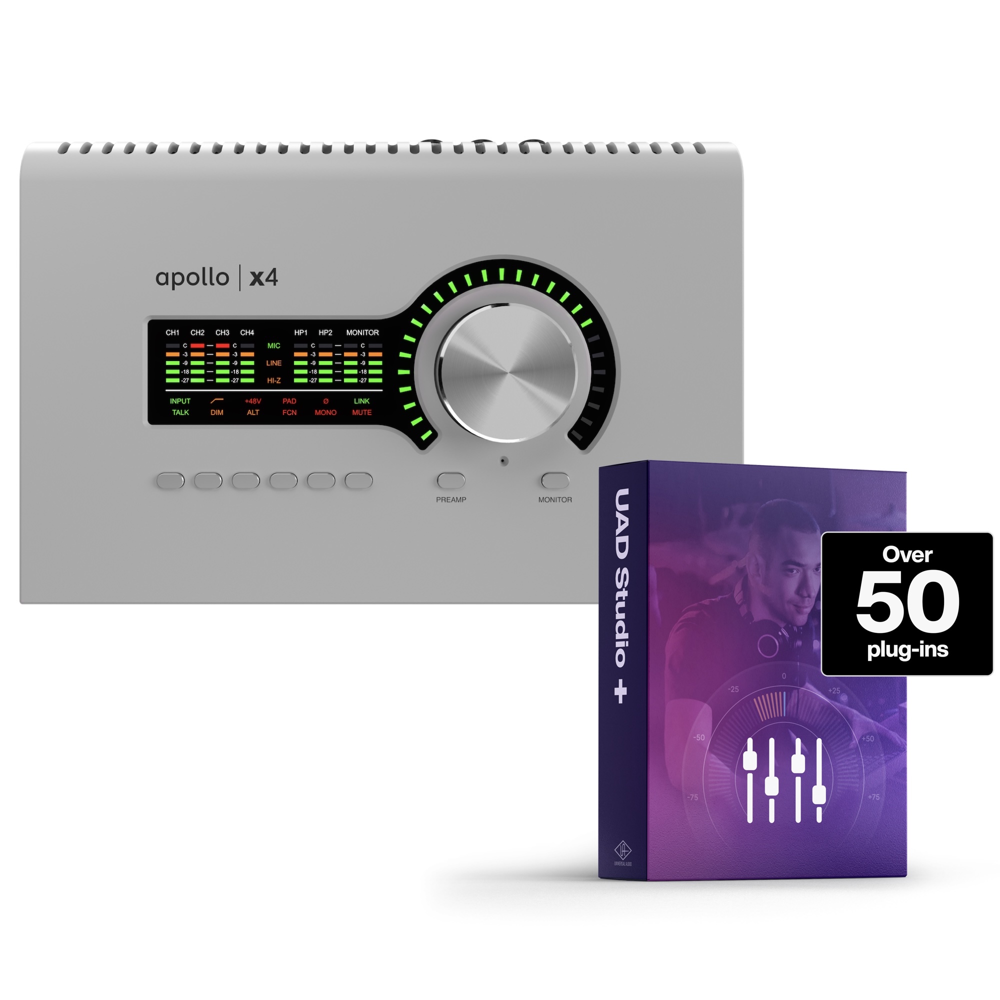 Universal Audio Apollo x4 Gen 2 Studio+ Edition - GEARLOUNGE