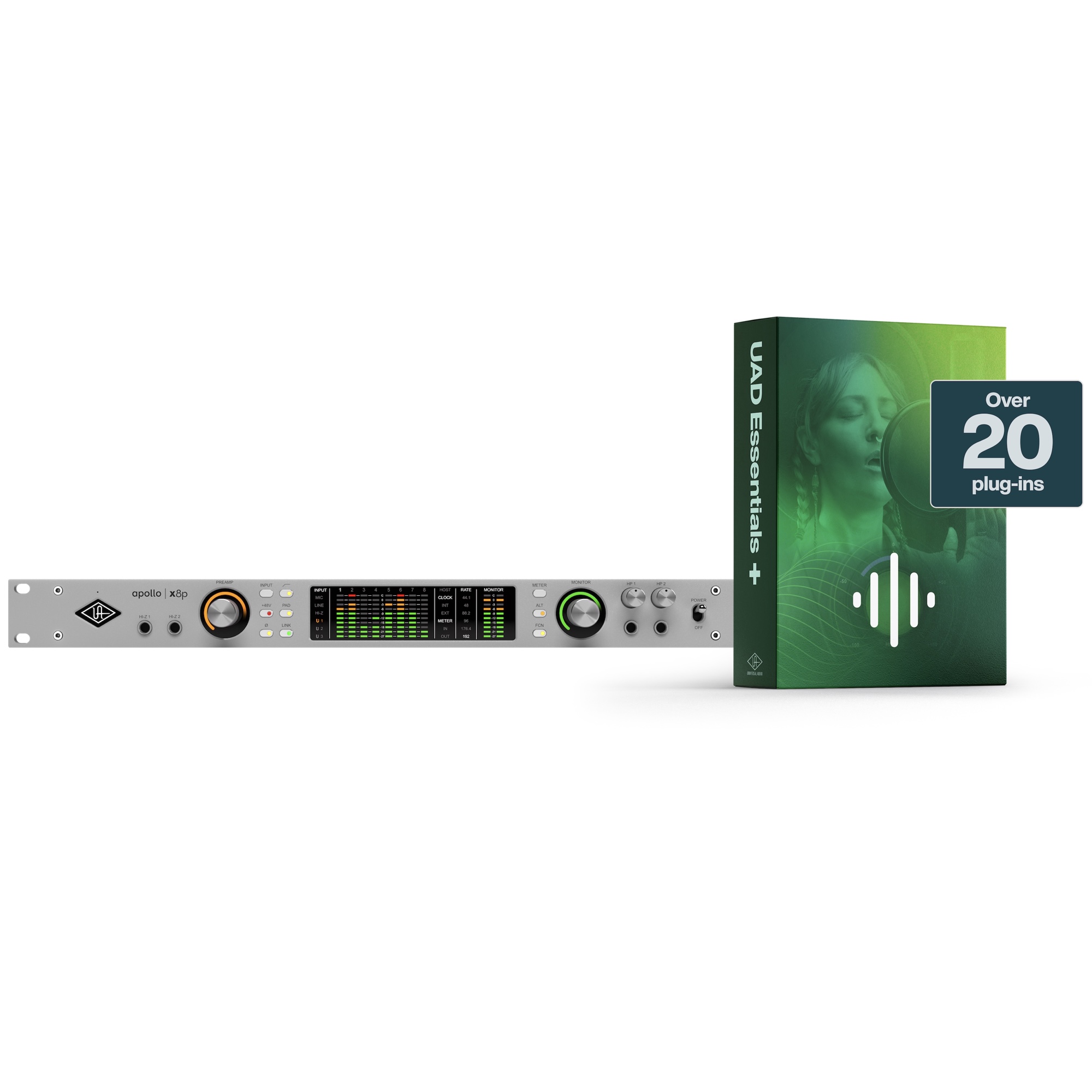 Universal Audio Apollo x8p Gen 2 Essentials+ Edition - Gearlounge