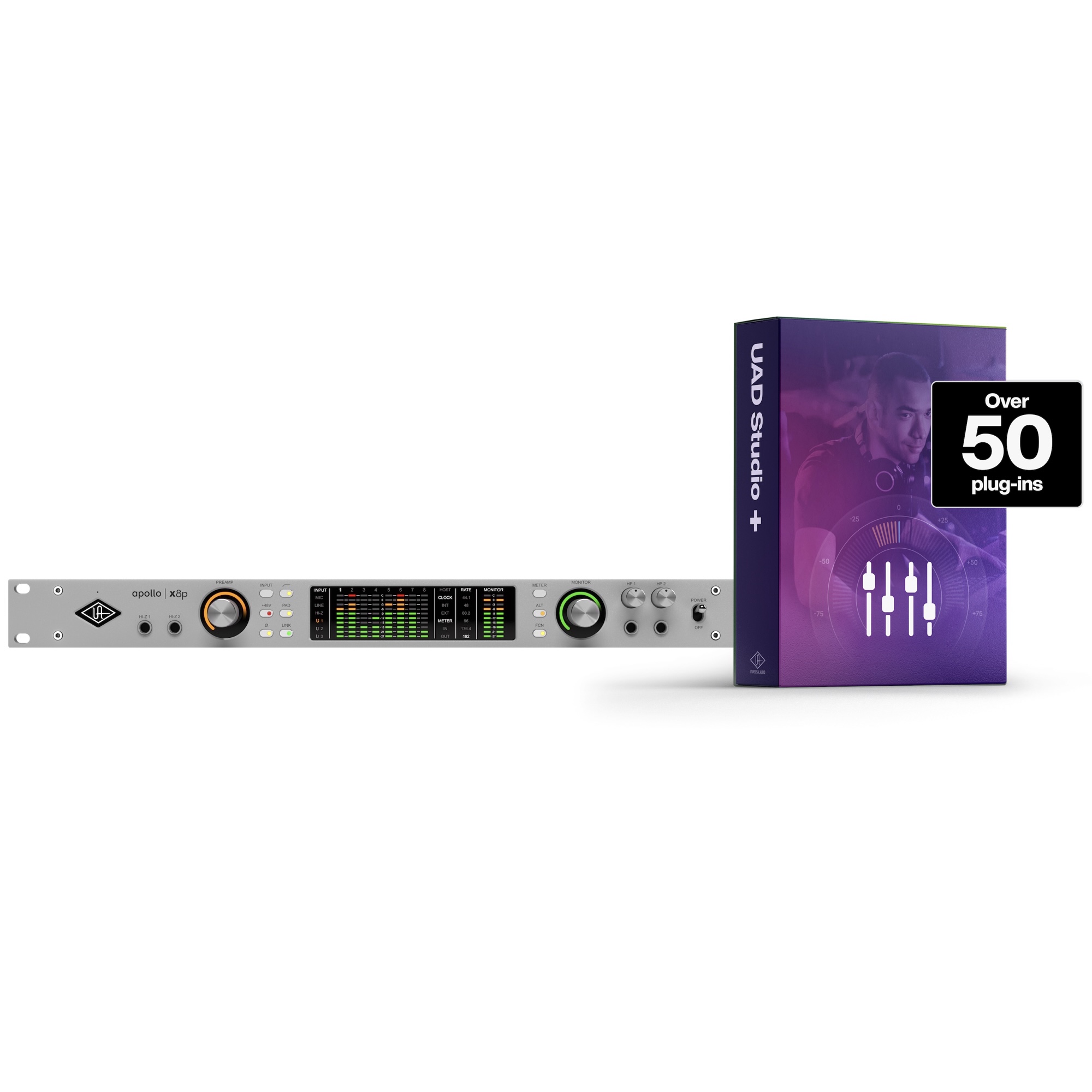 Universal Audio Apollo x8p Gen 2 Studio+ Edition - GEARLOUNGE