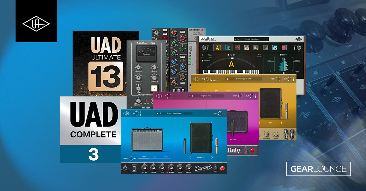 [UAD Software] Ultimate 13 & Complete 3 및 신규 네이티브 플러그인 출시 - GEARLOUNGE