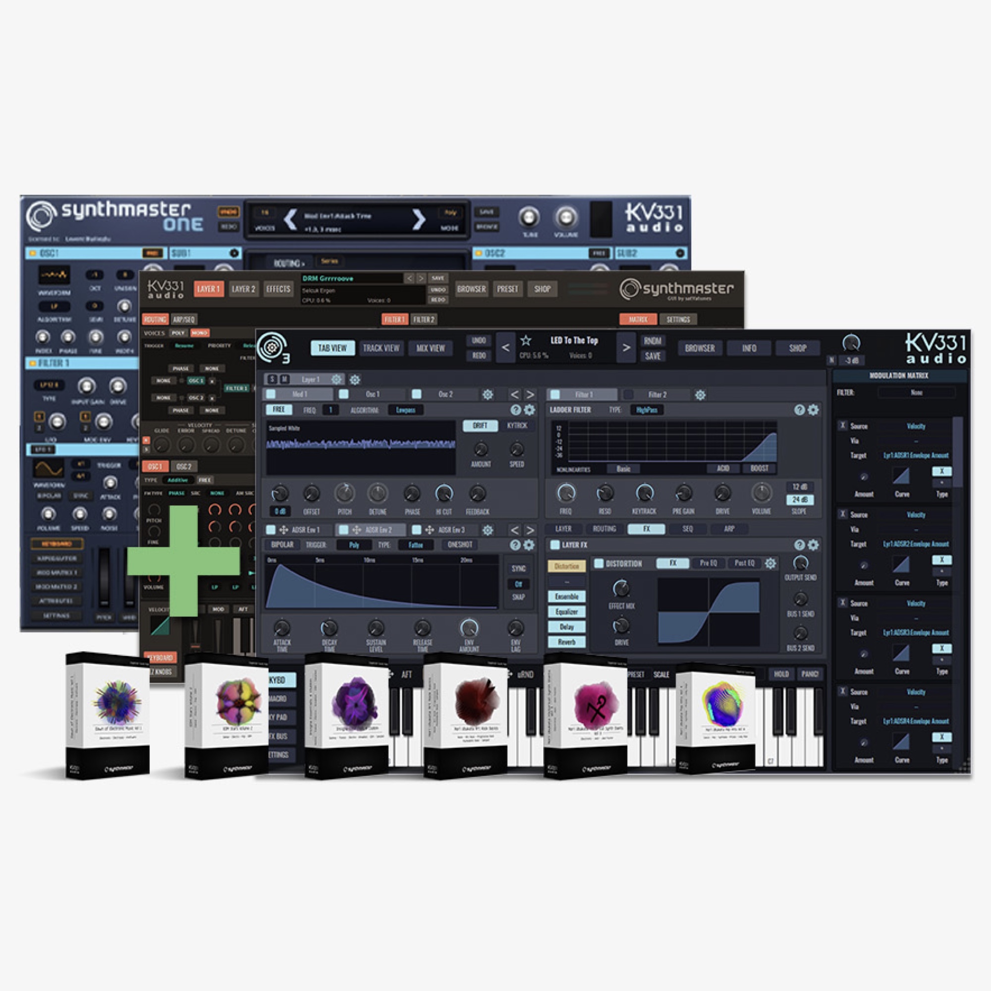 KV331 Audio SynthMaster Producer Bundle - Upgrade from SynthMaster One - Gearlounge