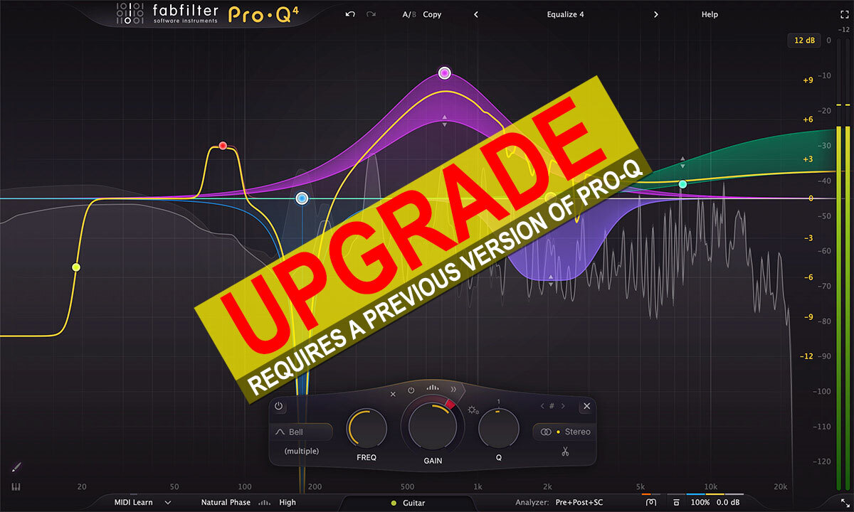 FabFilter Pro-Q 4 Upgrade from Pro-Q 3 - GEARLOUNGE