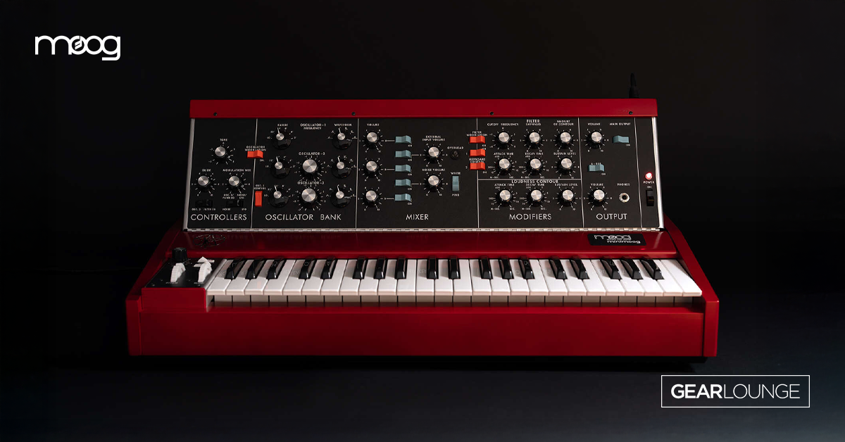 [Moog Music] Geddy Lee Minimoog Model D 공개 - GEARLOUNGE