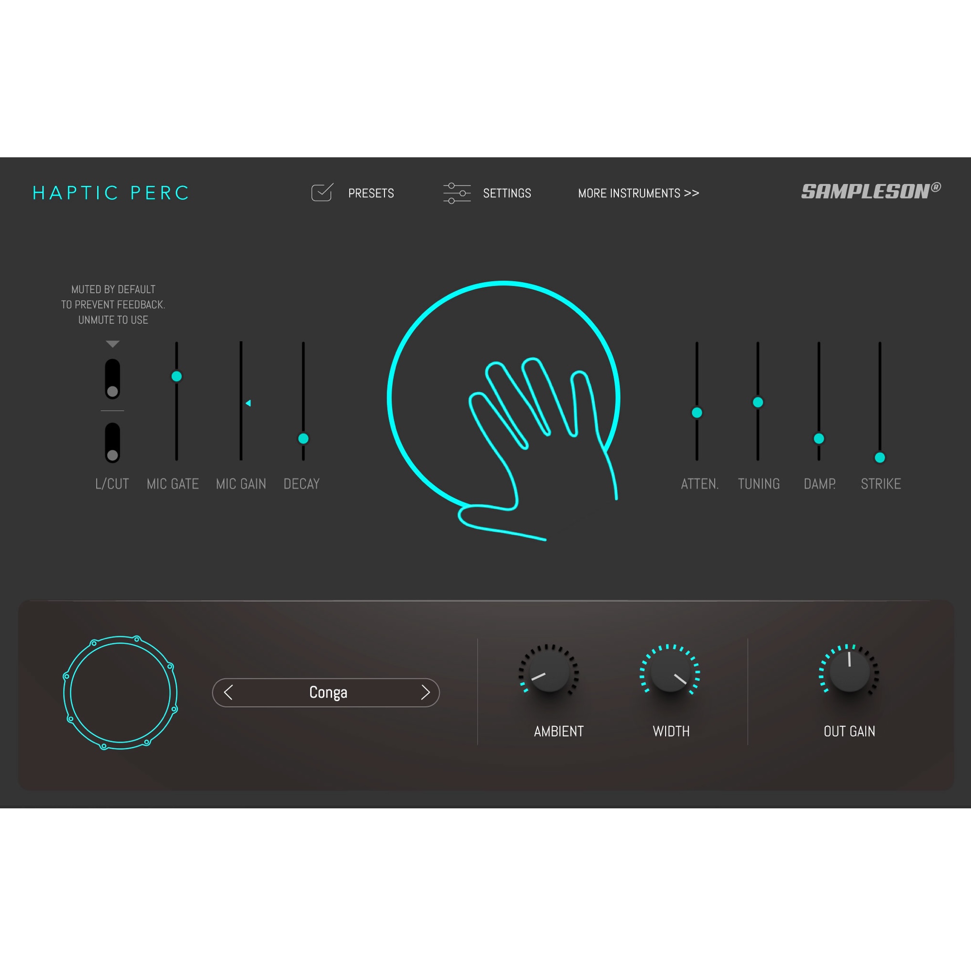 Sampleson Haptic Perc - Gearlounge