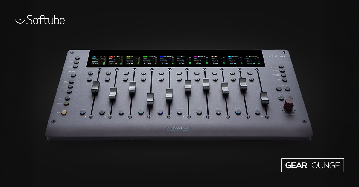 [Softube] Console 1 Fader Mk III 출시 - Gearlounge