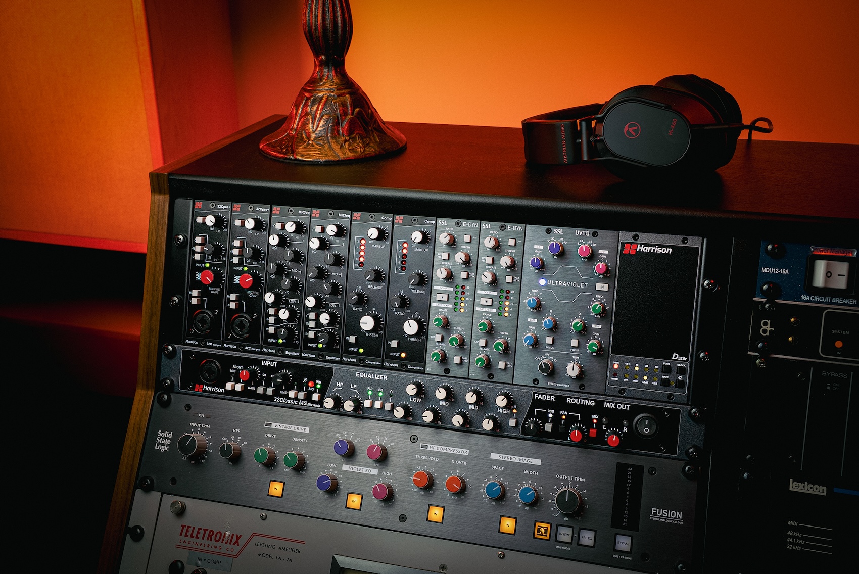 Harrison Audio Harrison 500 Rack with Dante Card and Mixer - Gearlounge