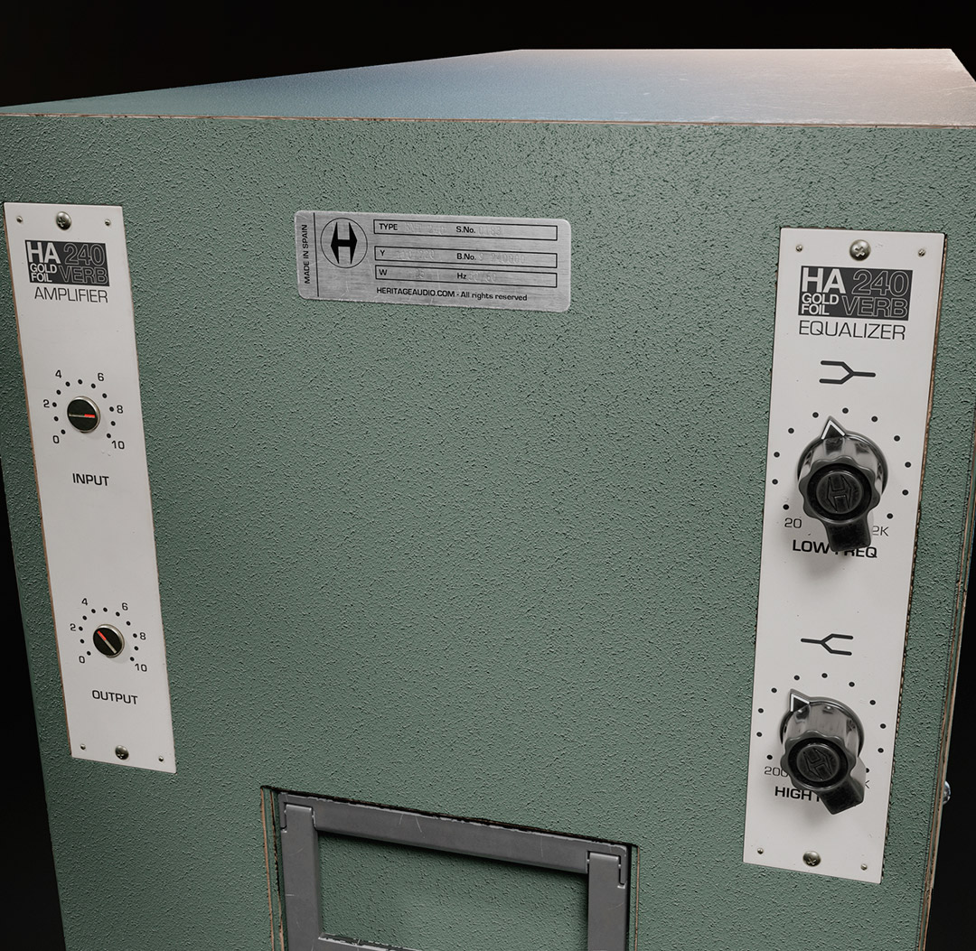 Heritage Audio HA 240 Gold Foil Verb (Plugin) - Gearlounge