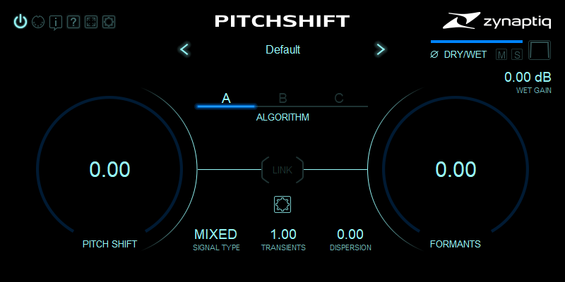 Zynaptiq PITCHSHIFT PRO - Gearlounge
