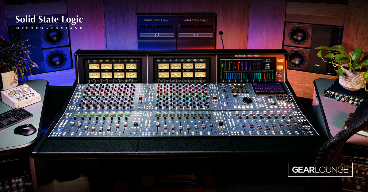 [Solid State Logic] 차세대 아날로그 믹싱 콘솔 Oracle 공개 - Gearlounge