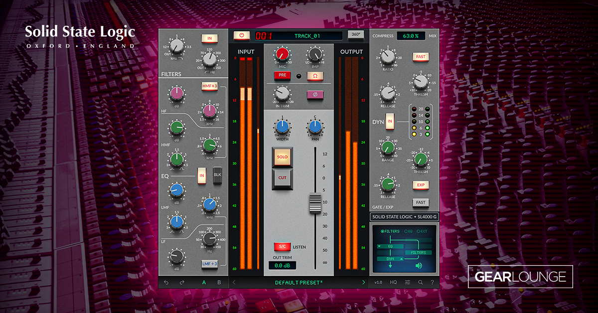 [Solid State Logic] SSL 4K G 출시 - Gearlounge