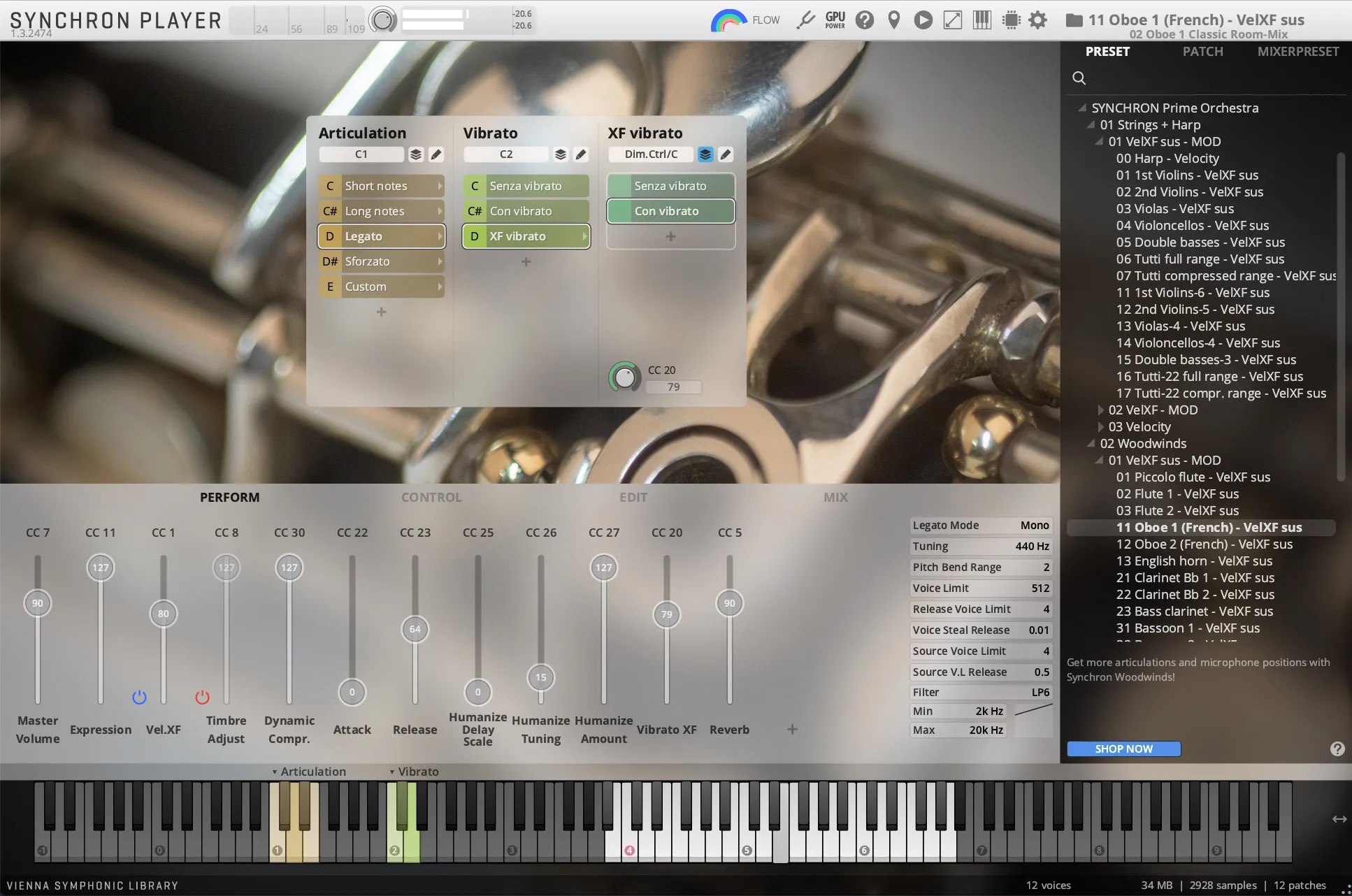 Vienna Symphonic Library Synchron Prime Woodwinds - Gearlounge