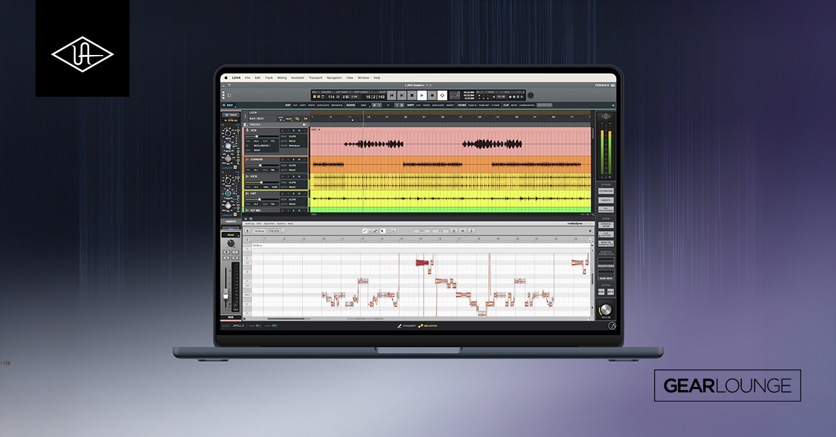 [UAD Software] LUNA 2.0 & LUNA Pro 2.0 출시 - GEARLOUNGE
